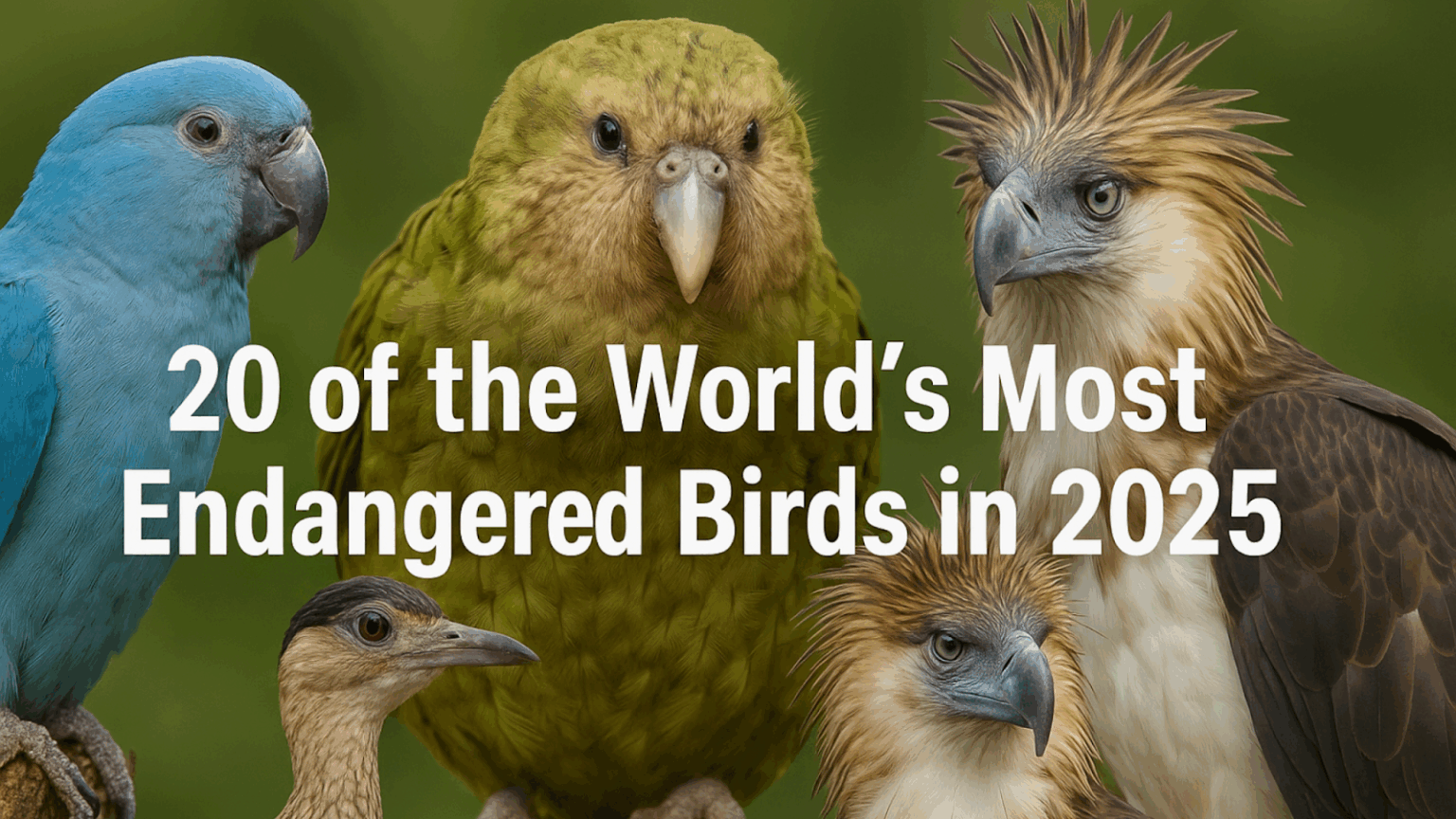 20 of the World’s Most Endangered Birds in 2025